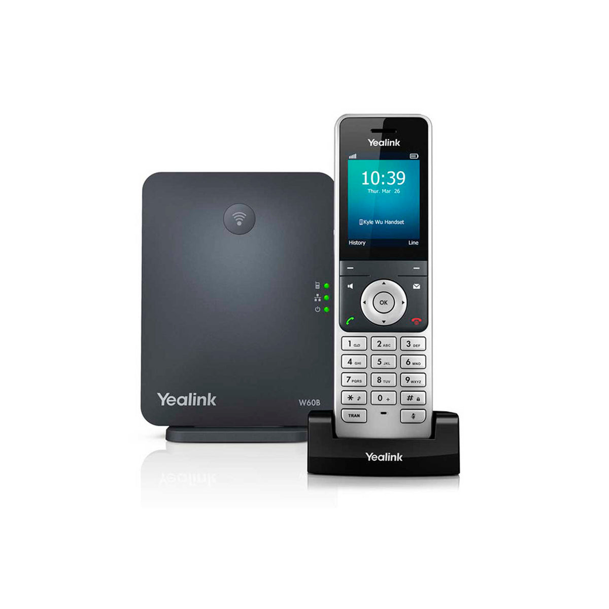 Yealink W60P Base station and W56H handset combo – SBK Telecom